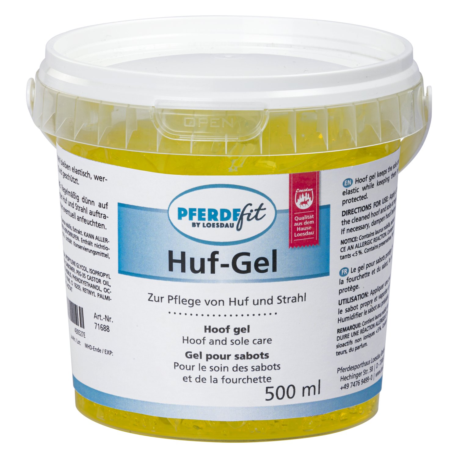 PFERDEfit By Loesdau Huf Gel 500 Ml Hufpflege Loesdau Passion